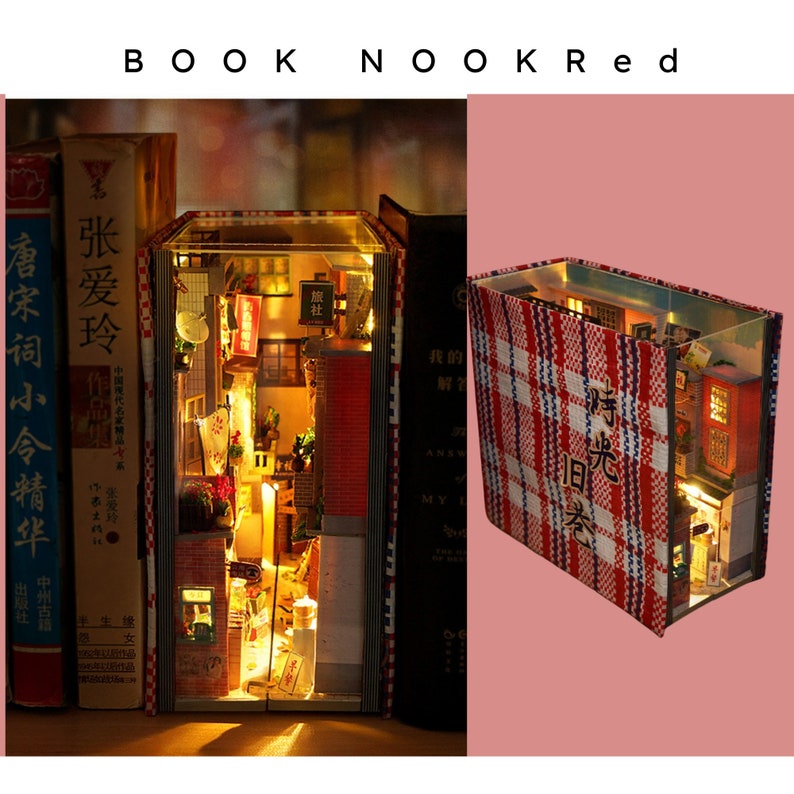 Book Nook Kit, DIY Kit, DIY Craft, Birthday Gifts, Book Decor, Home Decor, Bookshelf Decor ...