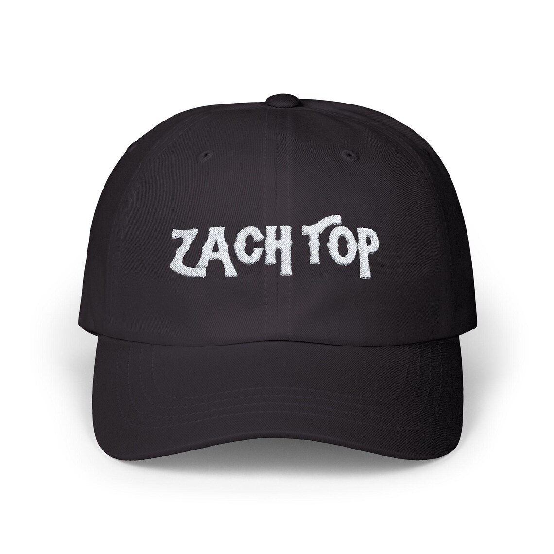 EMBROIDERED Dad Cap, Zach Top, Classic Dad Hat, 100% Cotton - Etsy