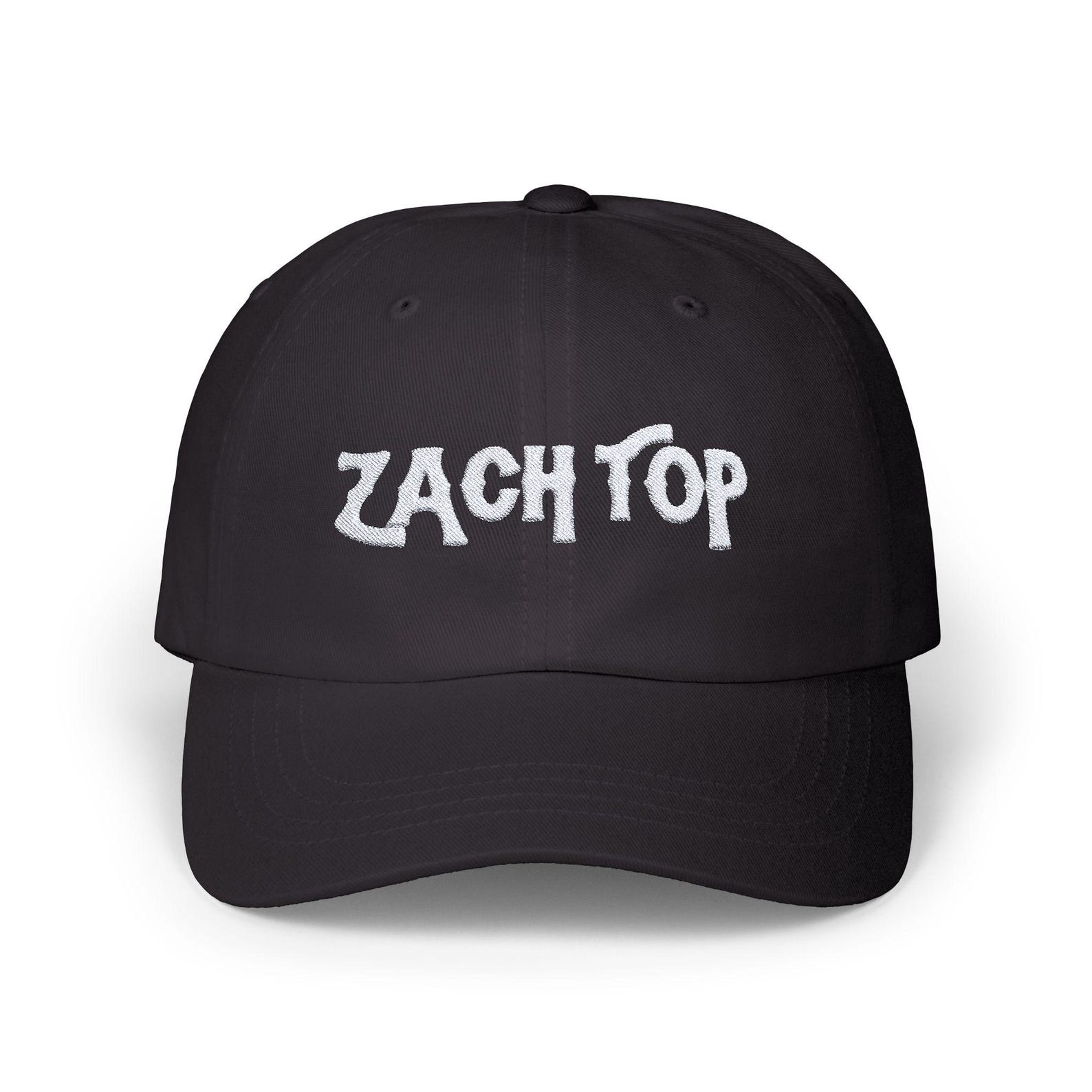 EMBROIDERED Dad Cap, Zach Top, Classic Dad Hat, 100% Cotton - Etsy