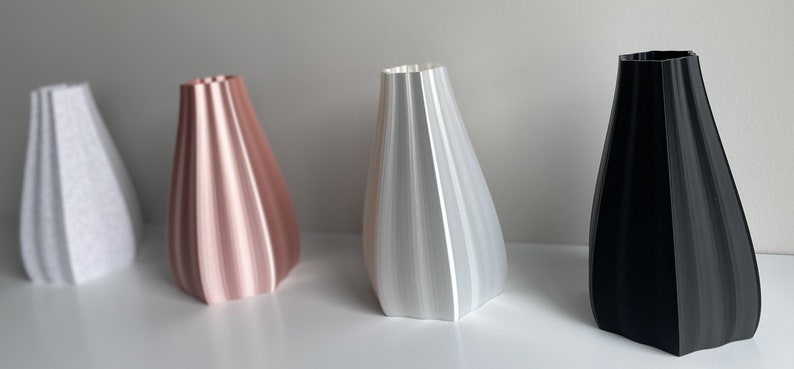 Groovewave by WAVE PRINT STUDIOS 3D Printed Decorative Vase Made From ...
