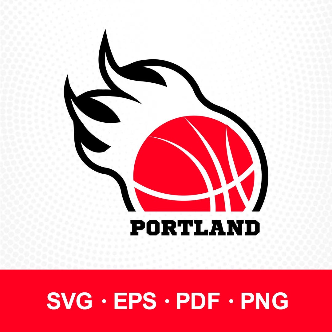 Portland Basketball Team SVG Cricut Cut File. City PNG Clipart ...
