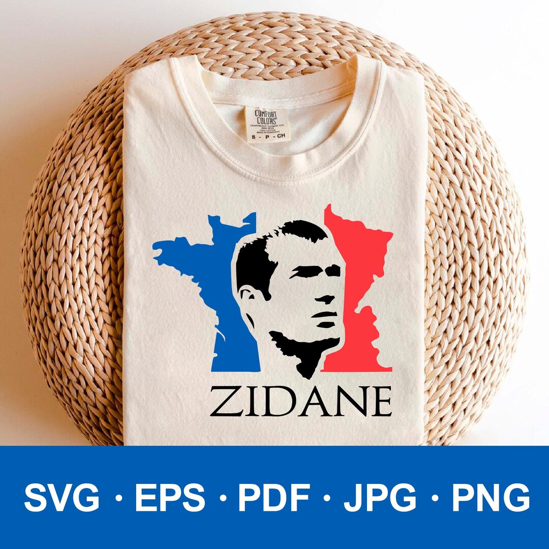 Zidane SVG EPS PDF - Etsy