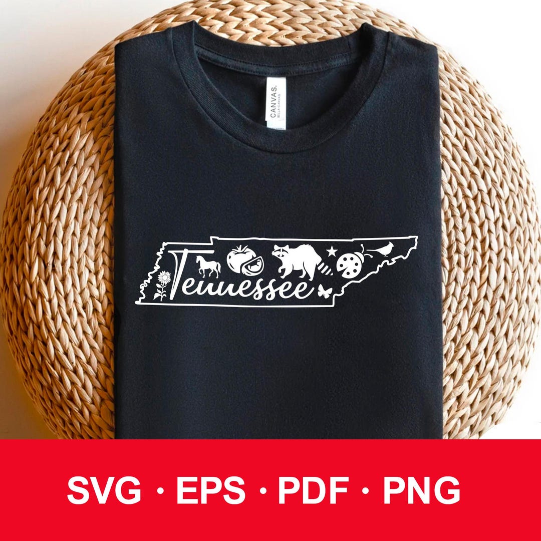 Tenneessee State SVG / Tenneessee Cut File / Clip Art / Silhouette ...