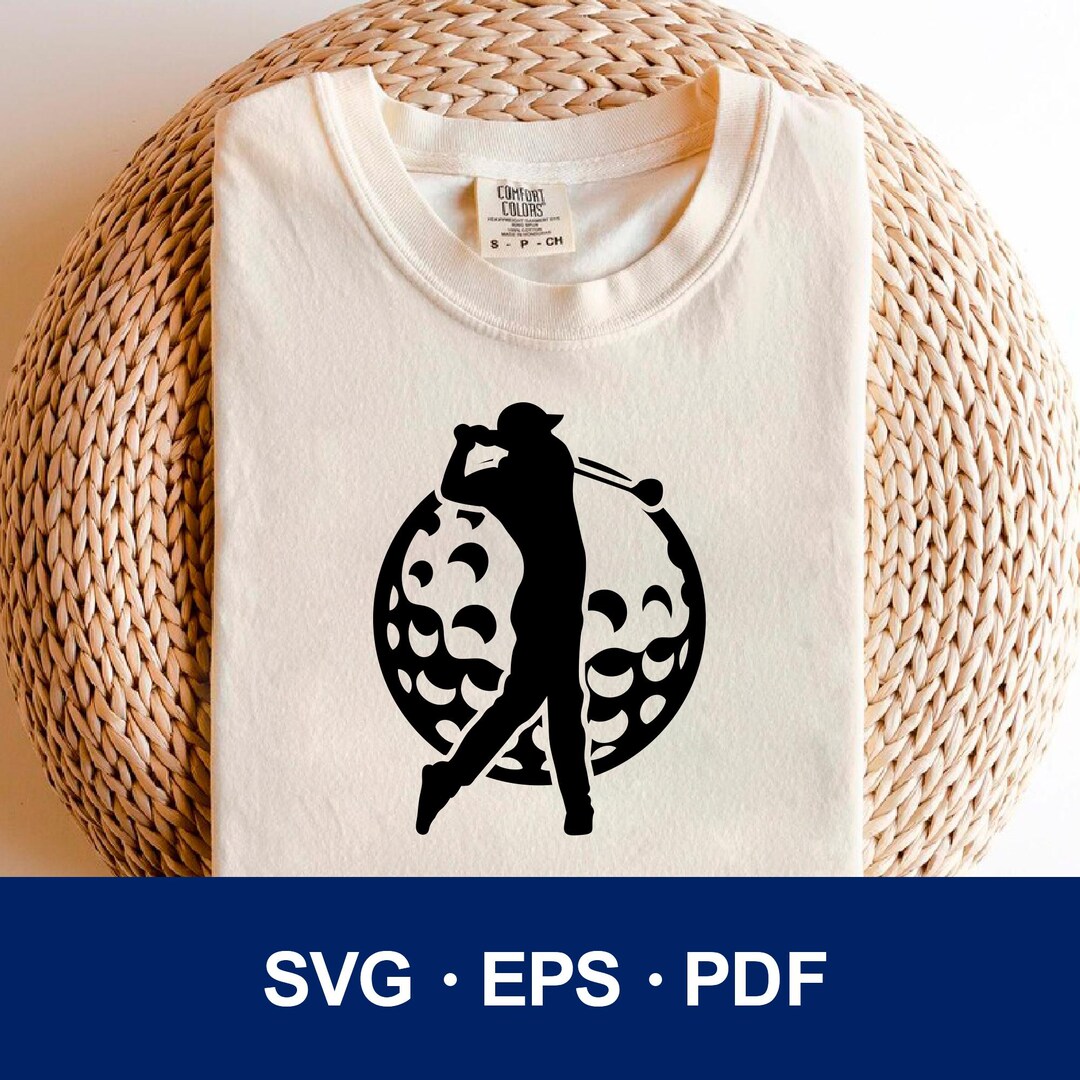 Golf Svg, Crossed Golf Clubs Svg, Golf Split Name Monogram Svg, Split ...