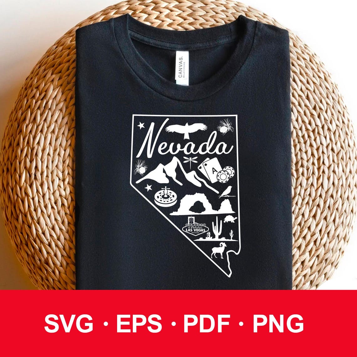 Nevada State SVG / Nevada Cut File / Nevada / Clip Art / Nevada ...
