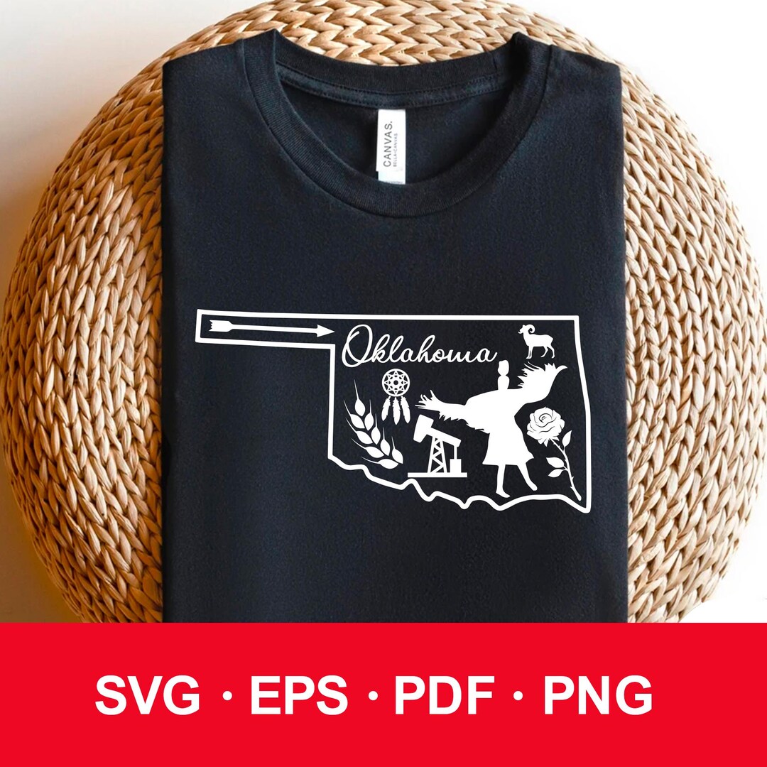 Oklahoma State SVG / Oklahoma Cut File / Oklahoma Svg / Clip Art ...