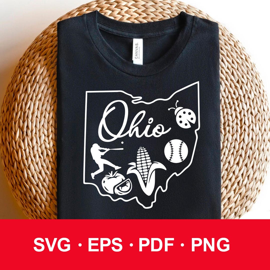 Ohio State SVG / Ohio Cut File / Ohio Svg / Clip Art / Ohio ...