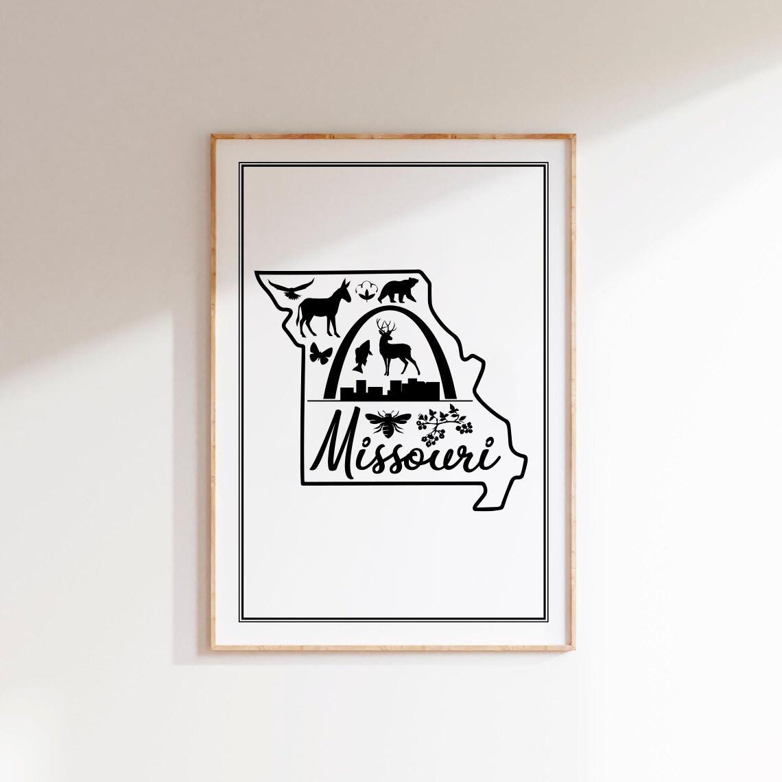 Missouri State SVG / Missouri Cut File / Missouri Svg / Clip Art ...