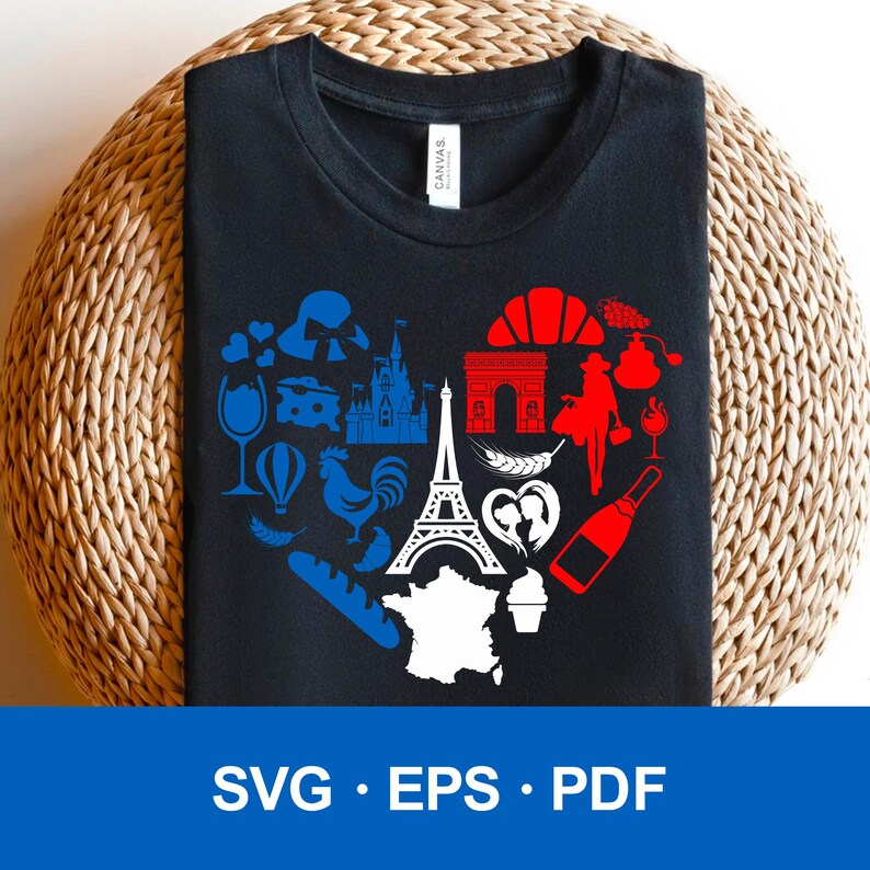 France Flag Svg Bundle France Flag Png Bundle Layered Cut Files Cricut ...