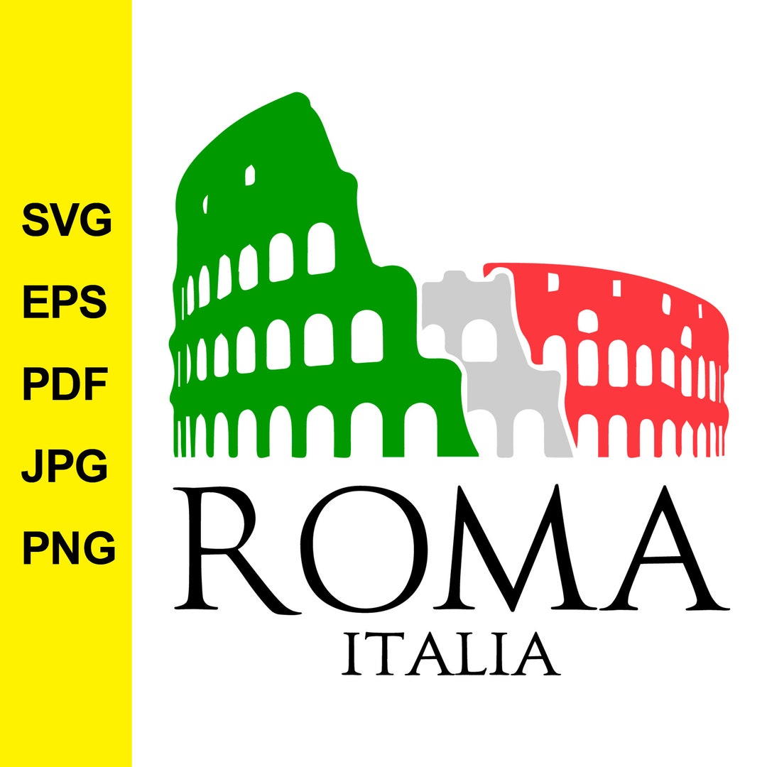 Rome Svg, Rome Cut File,rome Skyline Svg, City Svg, Italy Skyline, Rome ...