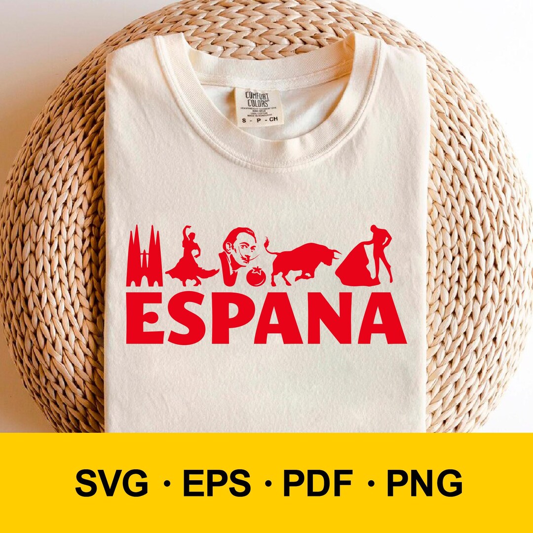 Spain Espana Design Vector, Svg, Eps, Png Espana Tshirt Spain Espana ...