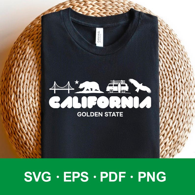 California State SVG / Cut File / Cricut / Clip Art / Commercial Use ...