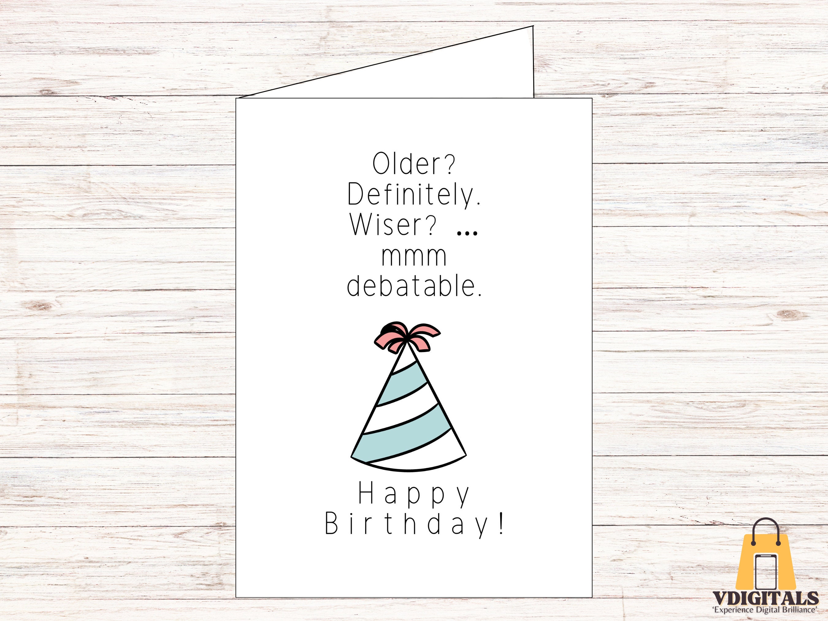 Funny Birthday Card Funny Jokes for Birthday Printable Birthday Card ...