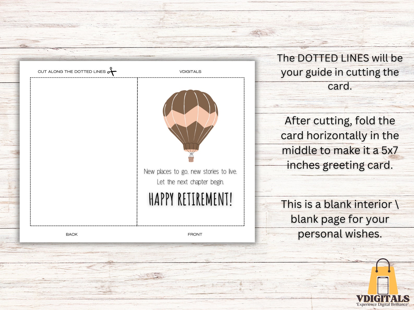 Retirement Card Printable Retirement Card for Colleague Retirement Gift ...
