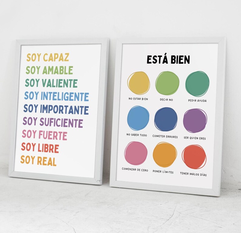 Mental Health Poster in Spanish for Therapy Office, School, School ...