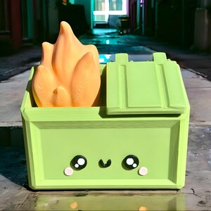 Dumpster Fire | 3D Printed Home Decor | Desk Decor - Etsy