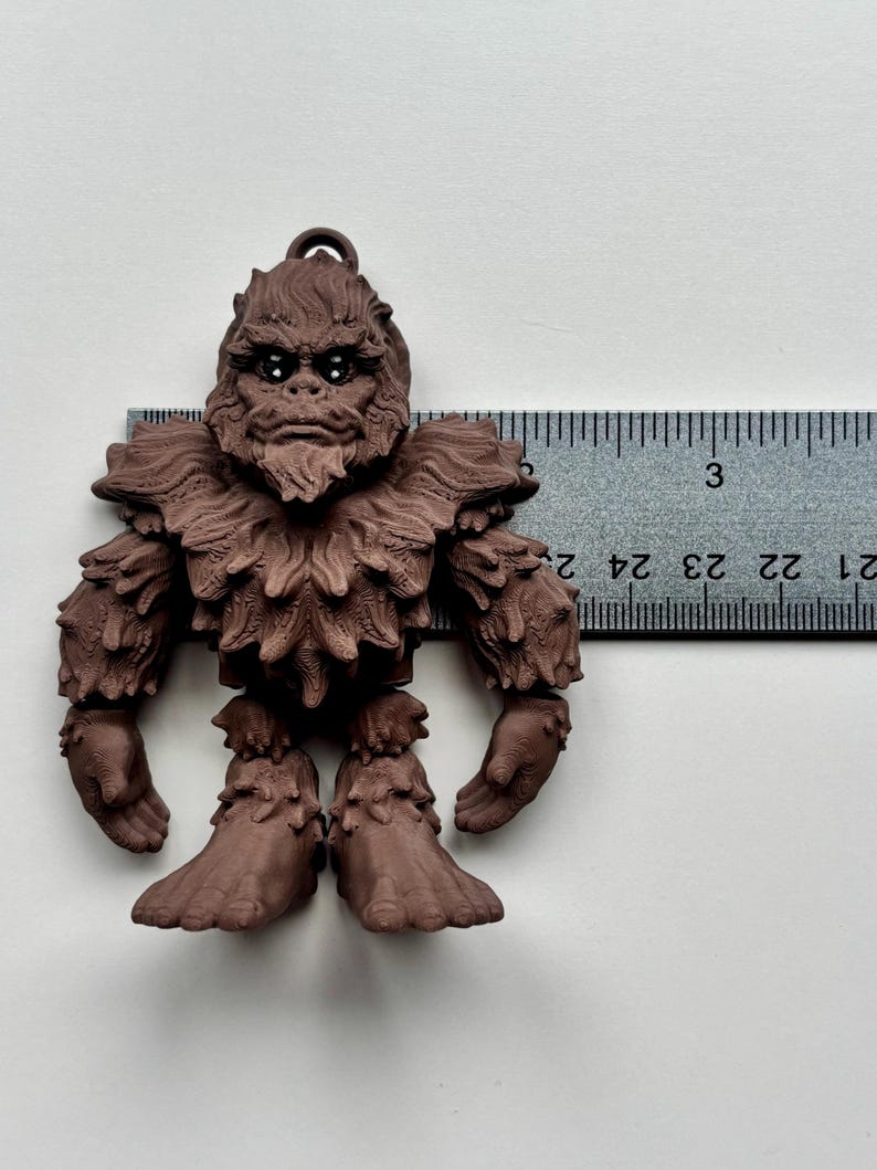 Articulated 3D Printed LIL Bigfoot Keychain Bag Charm - Etsy