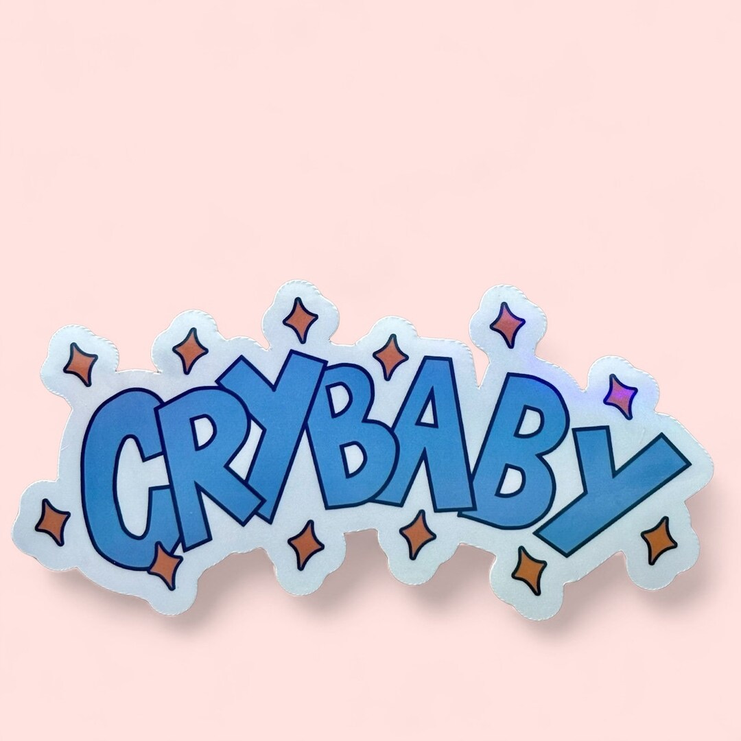 Crybaby Holographic Sticker - Etsy