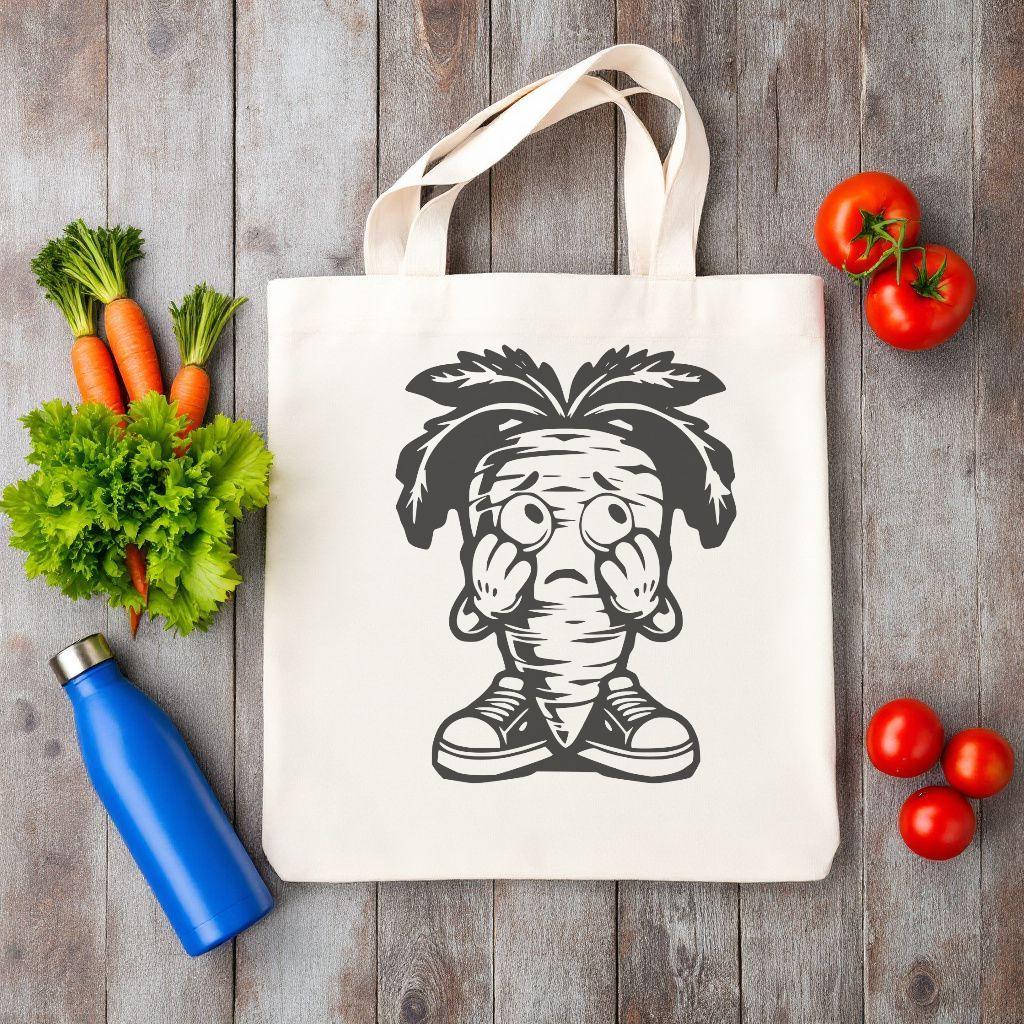 Funny Vegetable - Scaredy Carrot Cartoon Digital Download for DIY ...