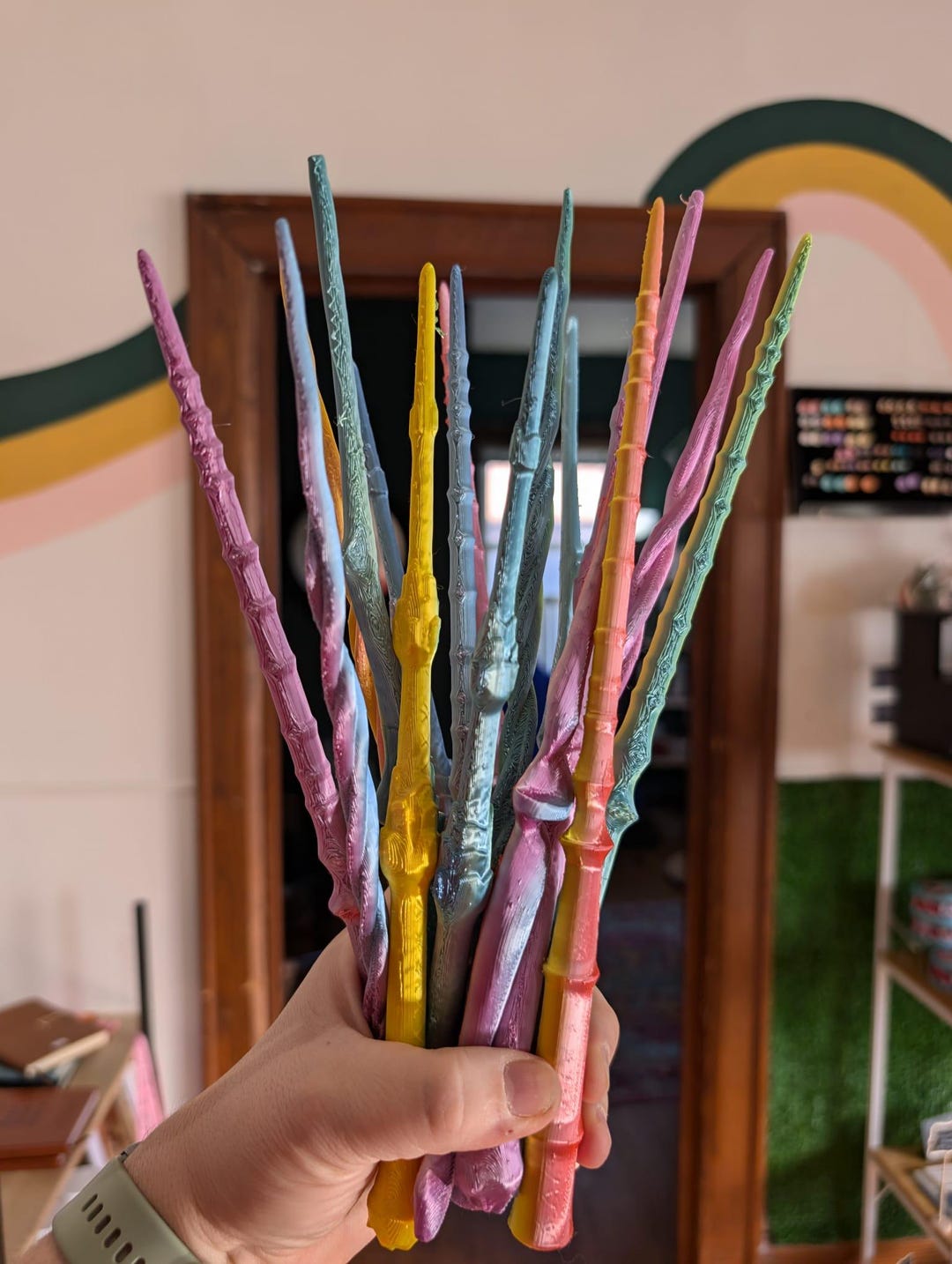 3D Printed Wands, Wands, Harry Potter, Wizard, Wizards Wand, Kids Wands ...