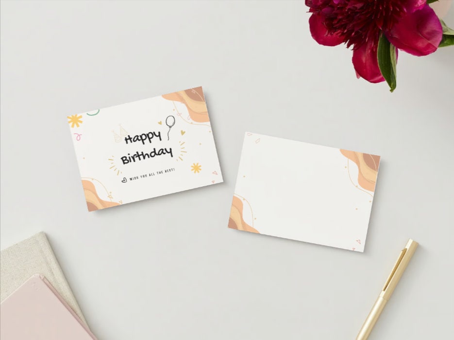 Card, Birthday, Birthday Card, Happy Birthday, Card Template, Template ...