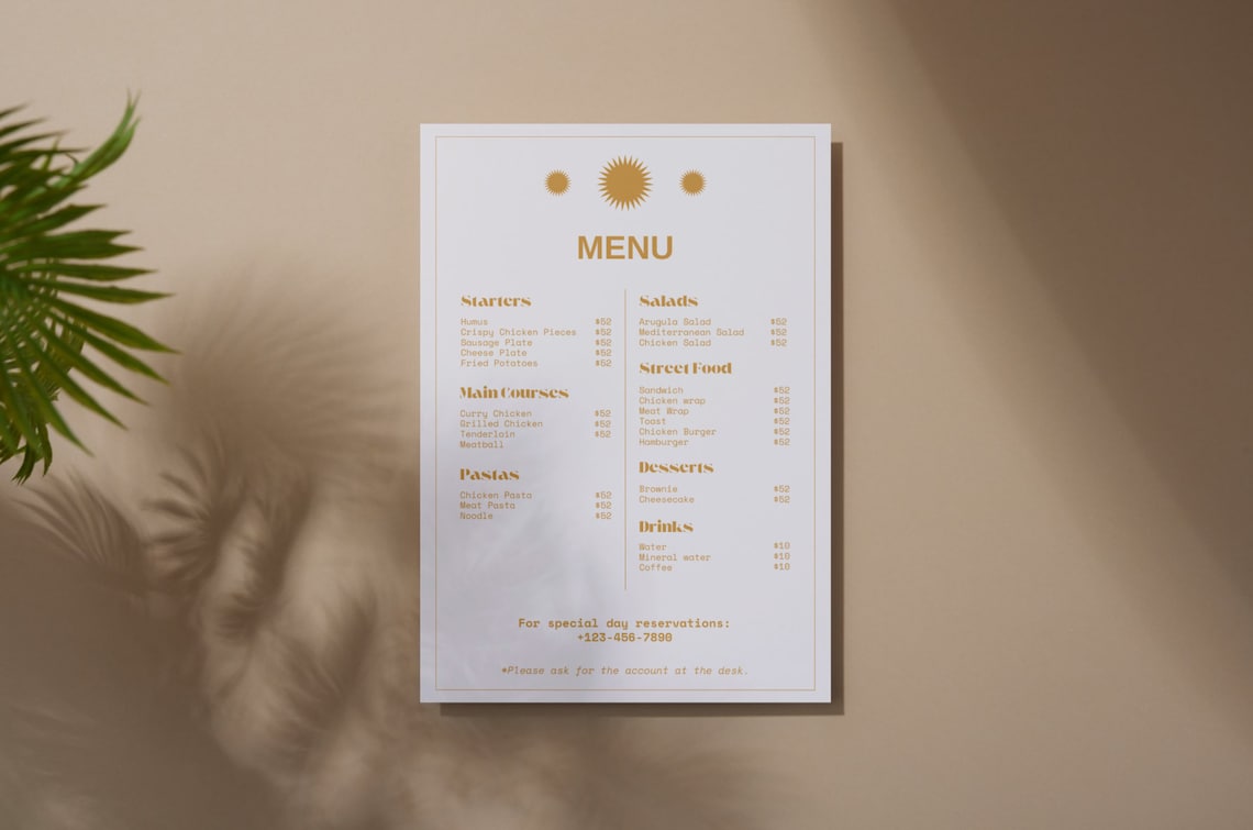 Menu, Menu Template, Restaurant Menu, Bar Menu, Pricing Menu ...