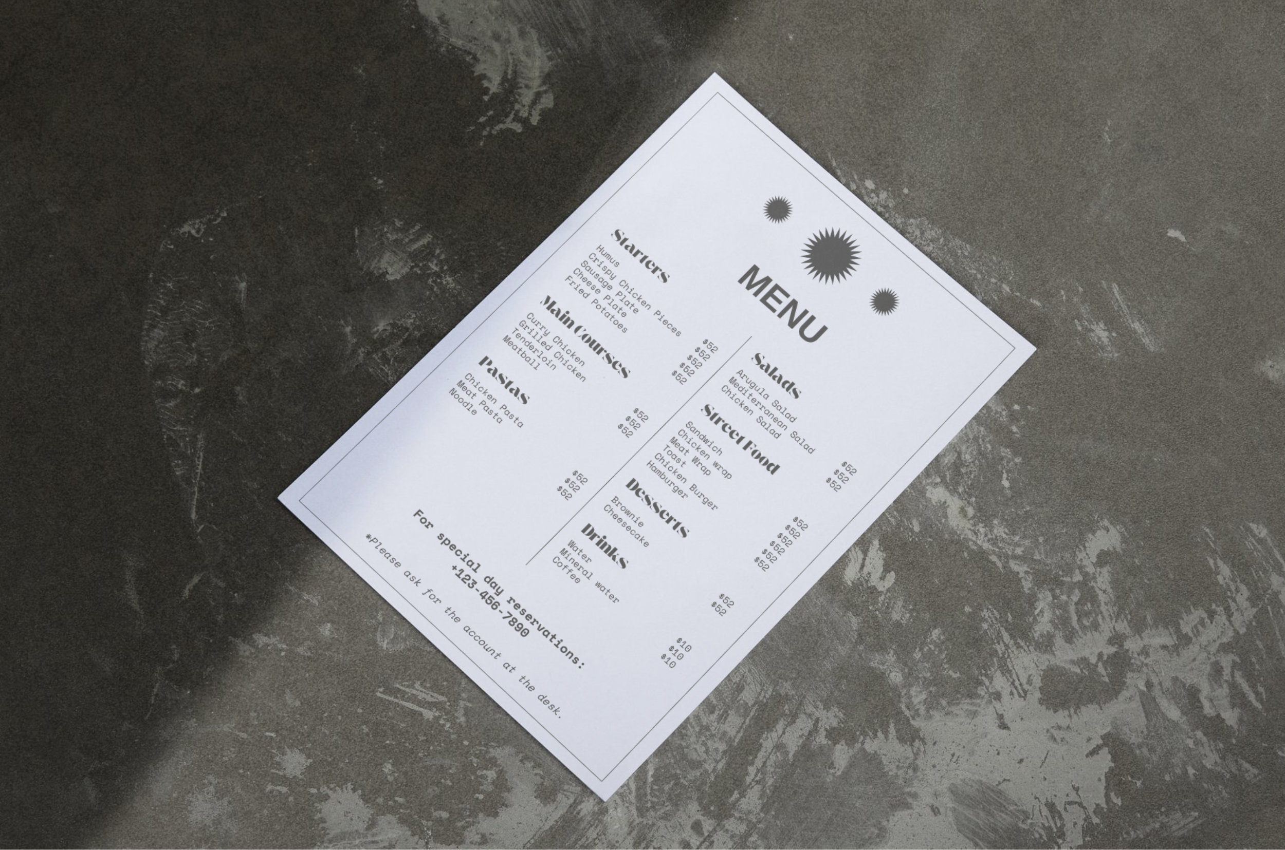 Menu, Menu Template, Restaurant Menu, Bar Menu, Pricing Menu ...