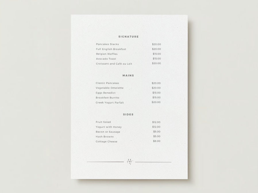 Menu, Menu Template, Restaurant Menu, Bar Menu, Pricing Menu ...
