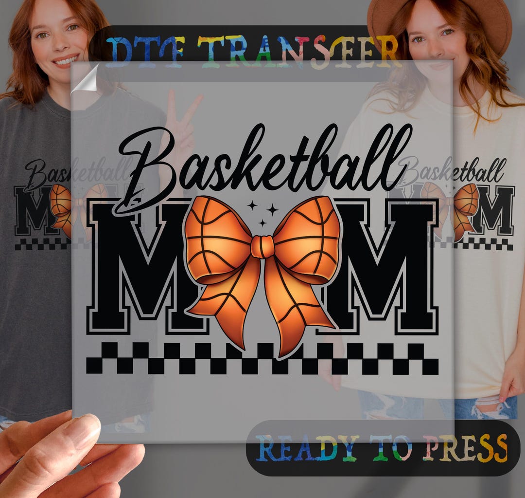 Basketball Mom Dtf Transfer, Ready to Press, Heat Transfer, DTF Gang ...