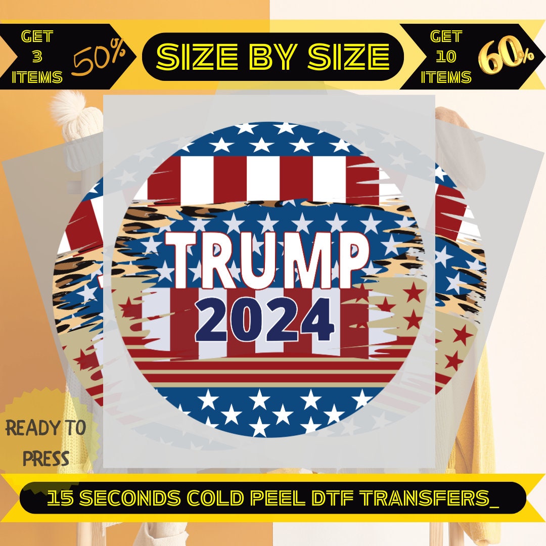 American Elections Trump 2024 Ready to Press, Patriotic USA Flag, 4th ...