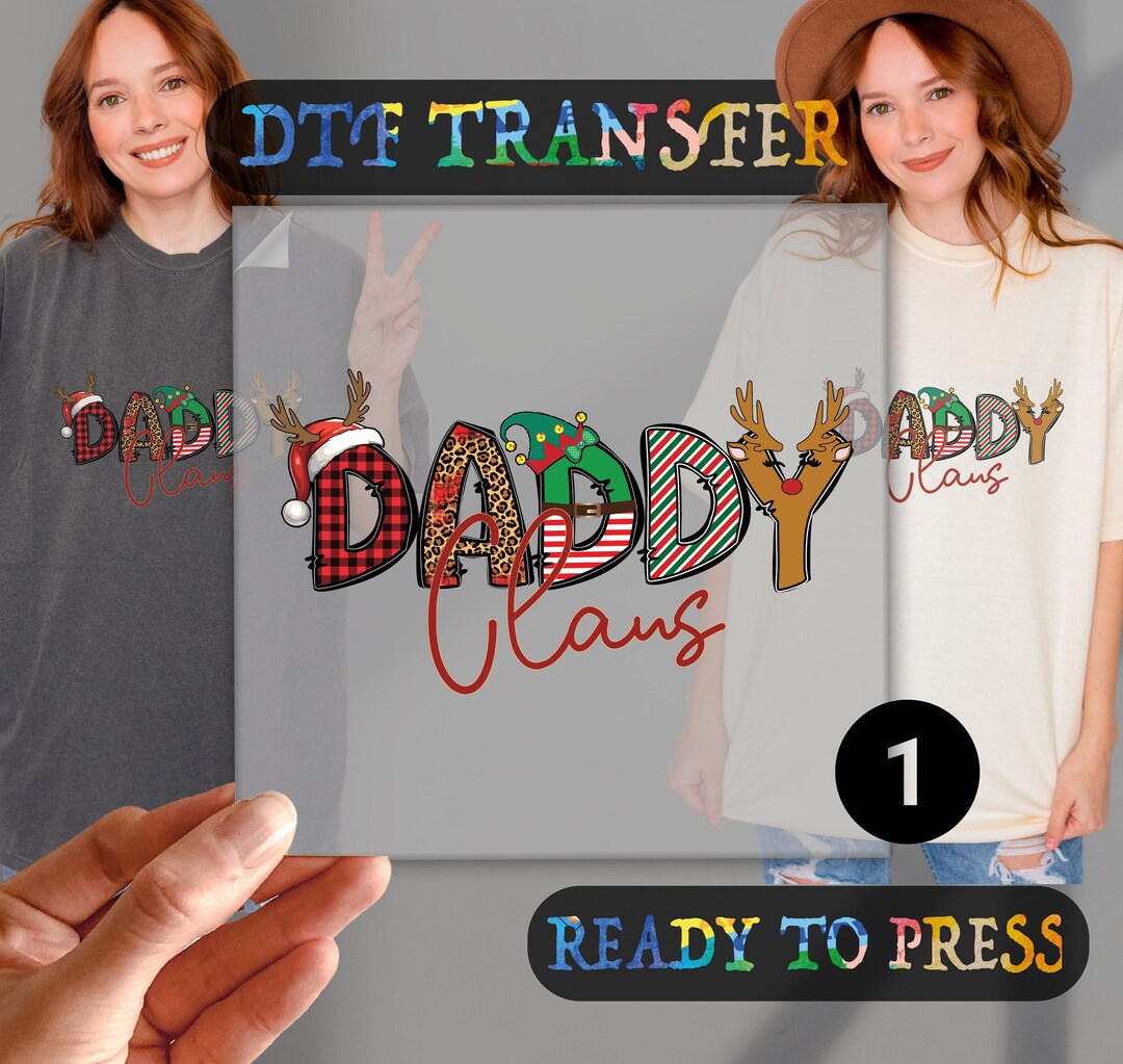 Christmas custom Family Shirt Designs Dtf Transfer, Ready to Press ...