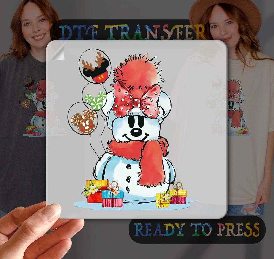 Dtf Transfer, Ready to Press, Heat Transfer, DTF Gang Sheet, Disney ...