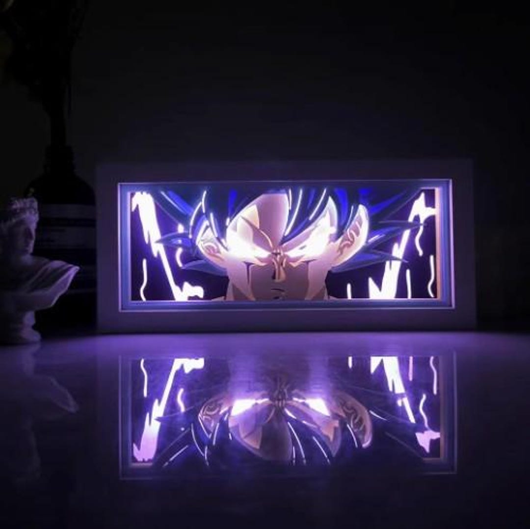 LED Dragon Ball Night Light, Cool Computer Desktop Light Board ...