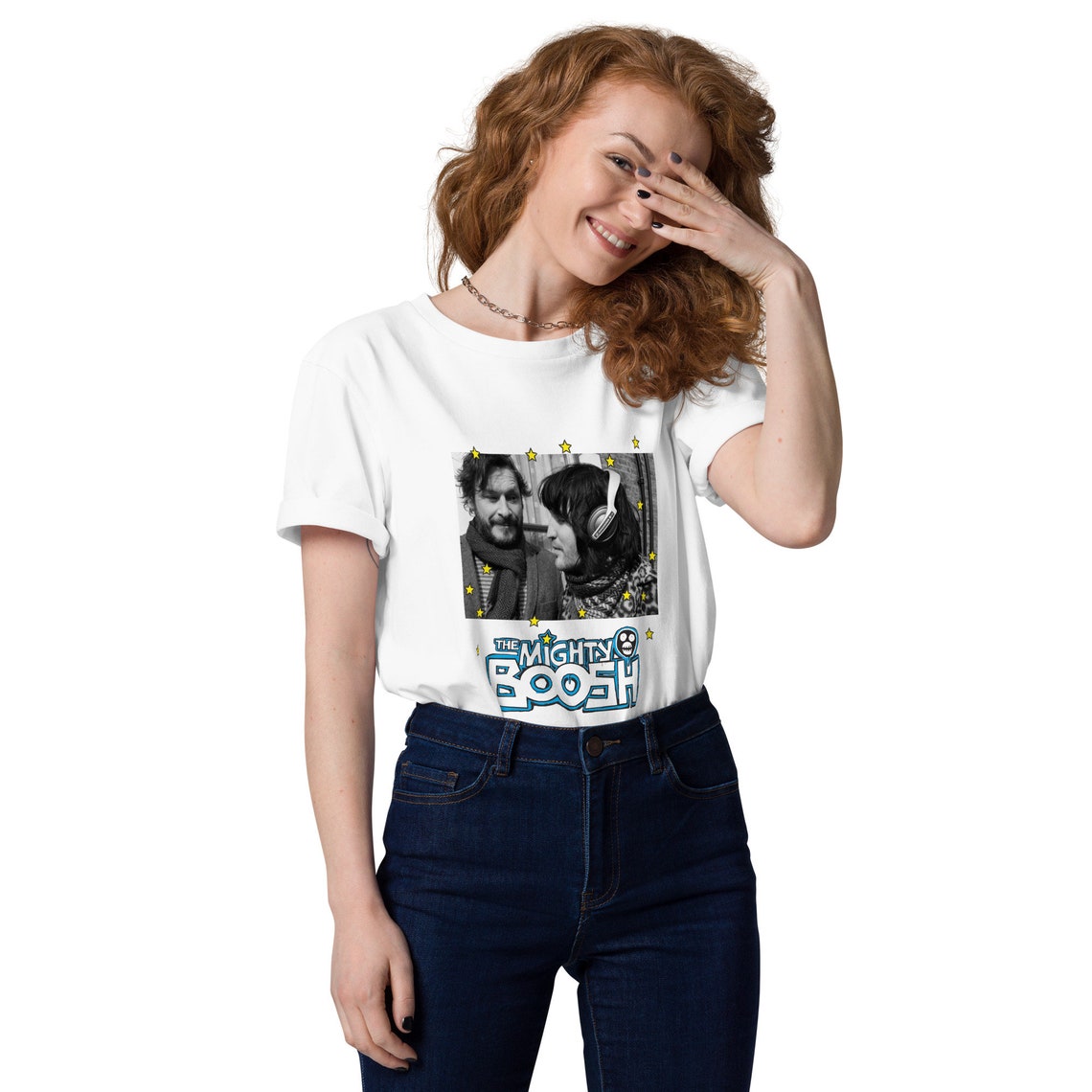 Unisex Mighty Boosh T-shirt, Black/white Howard & Vince, White, 100% ...
