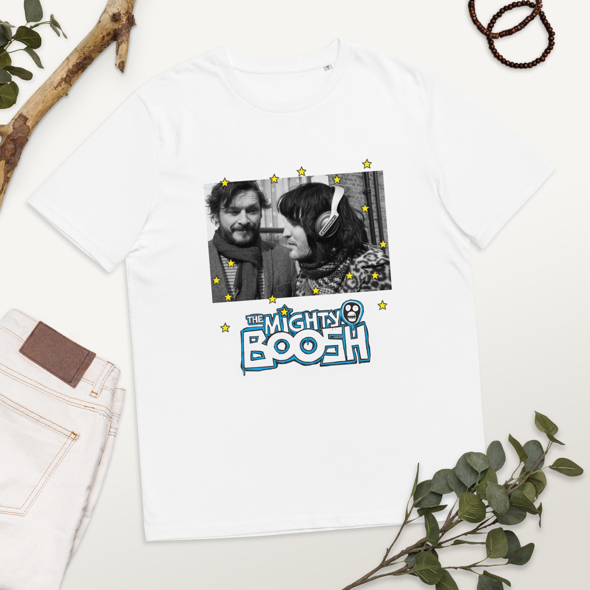 Unisex Mighty Boosh T-shirt, Black/white Howard & Vince, White, 100% ...