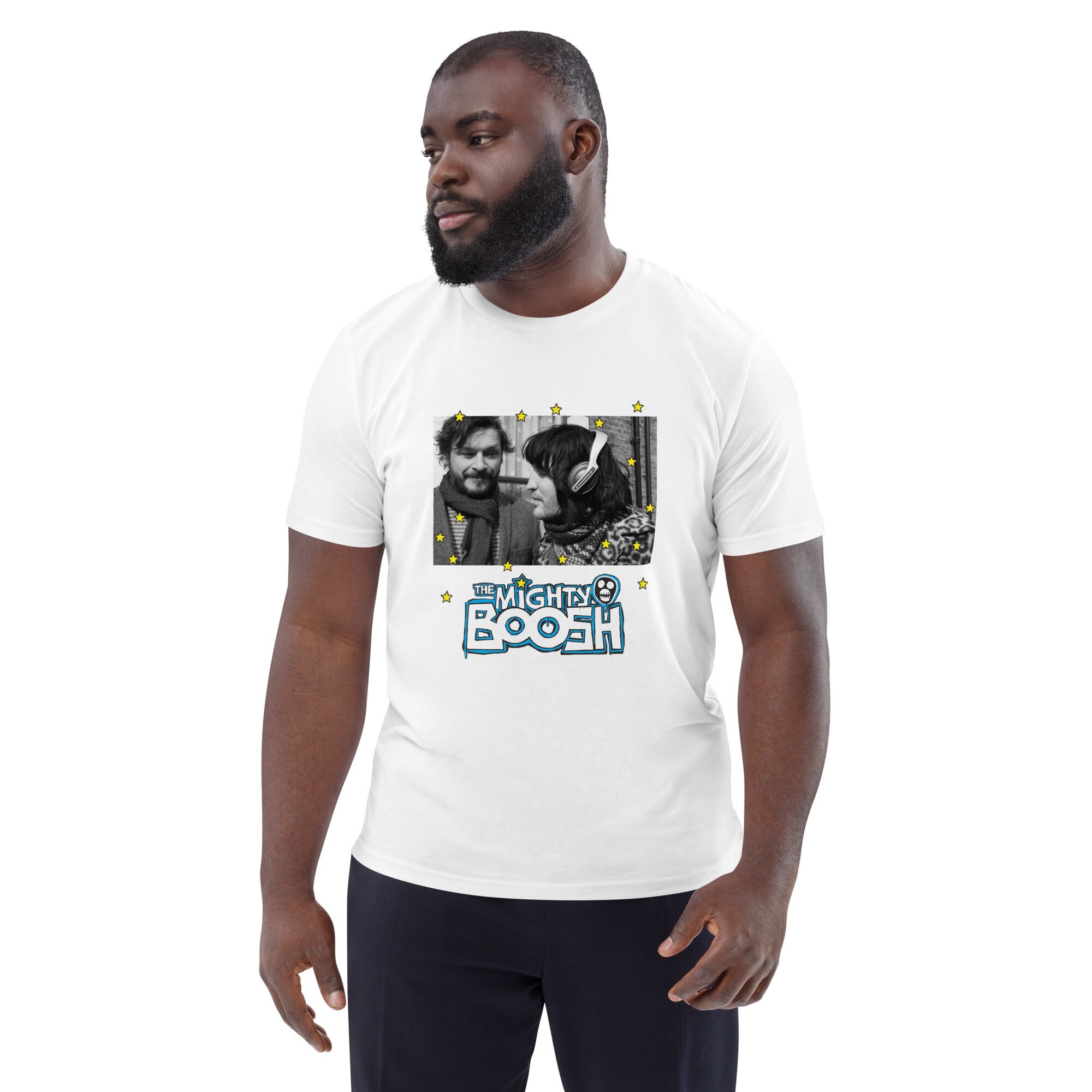 Unisex Mighty Boosh T-shirt, Black/white Howard & Vince, White, 100% ...