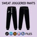 Joggered Pants Mock up Fashion Wear Digital Clothing Procreate Mock up ...