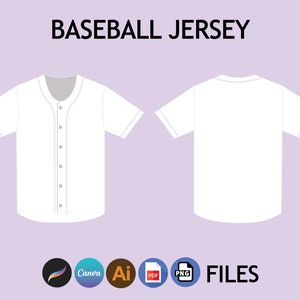 Baseball Jersy Mockup Fashion Wear Digital Clothing Procreate Mockup ...