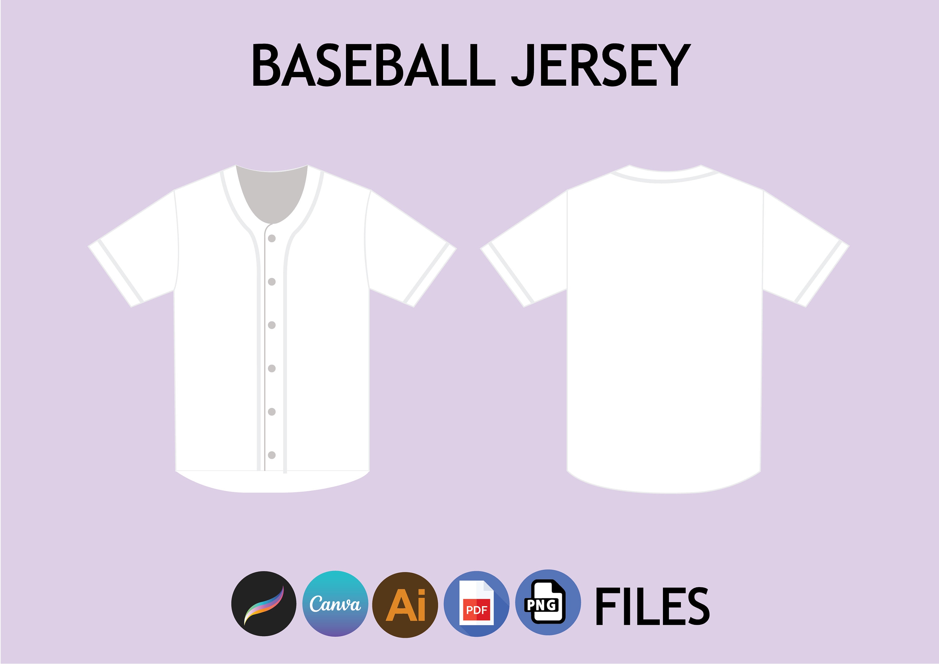 Baseball Jersy Mockup Fashion Wear Digital Clothing Procreate Mockup ...