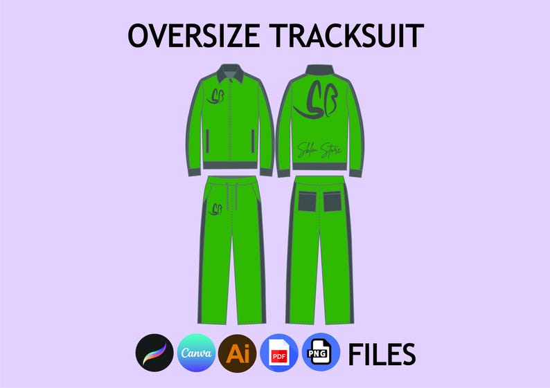 Streetwear Collar Jacket Tracksuit Mockup Fashion Wear Digital Clothing ...