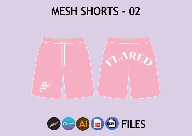 Streetwear Basketball Mesh Shorts Mock up Fashion Wear Digital Clothing ...