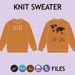 Knit Sweater Mockup Fashion Wear Digital Clothing Procreate Mockup ...