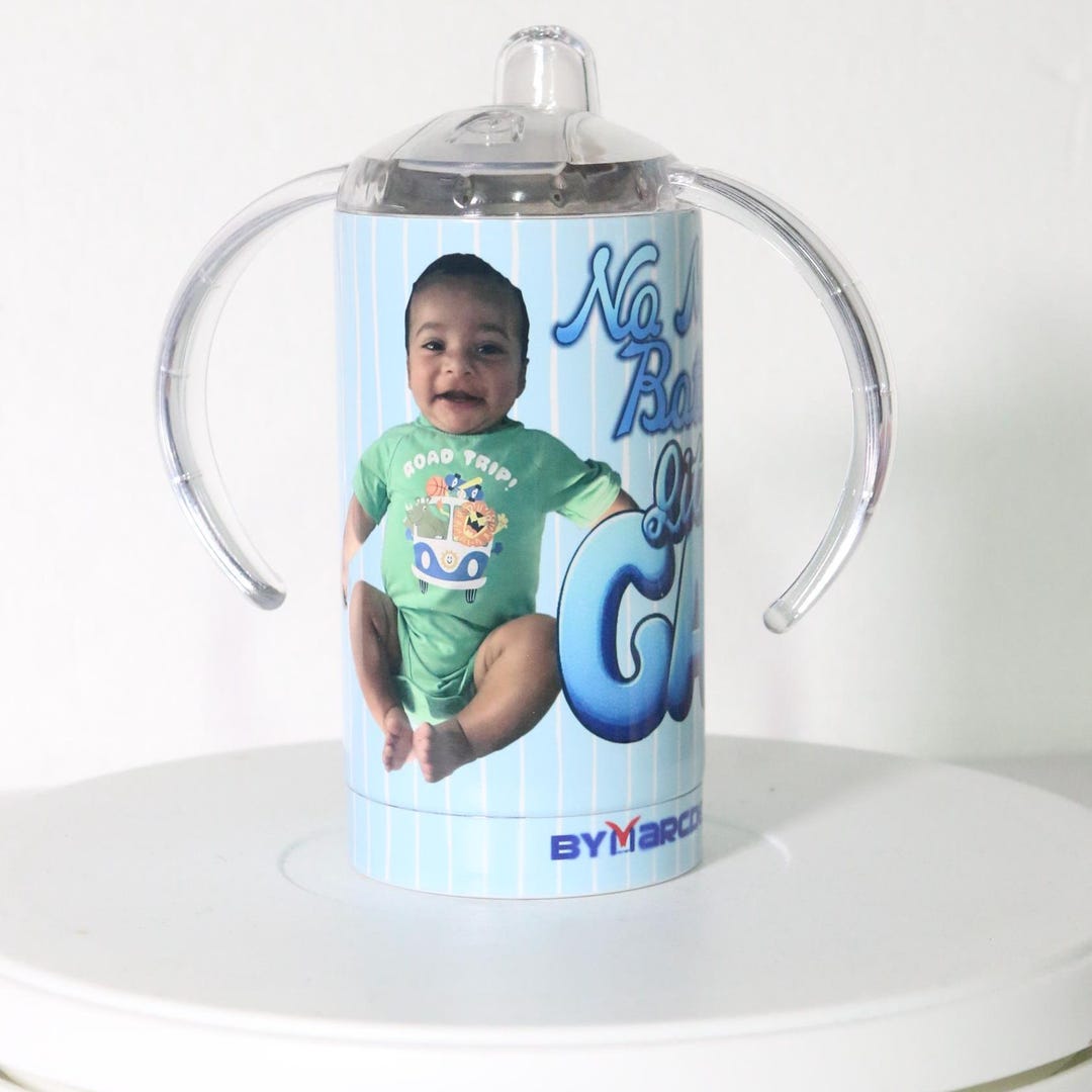 Custom Baby Sippy Cup With Photo & Name | Personalized Toddler Cup Gift ...