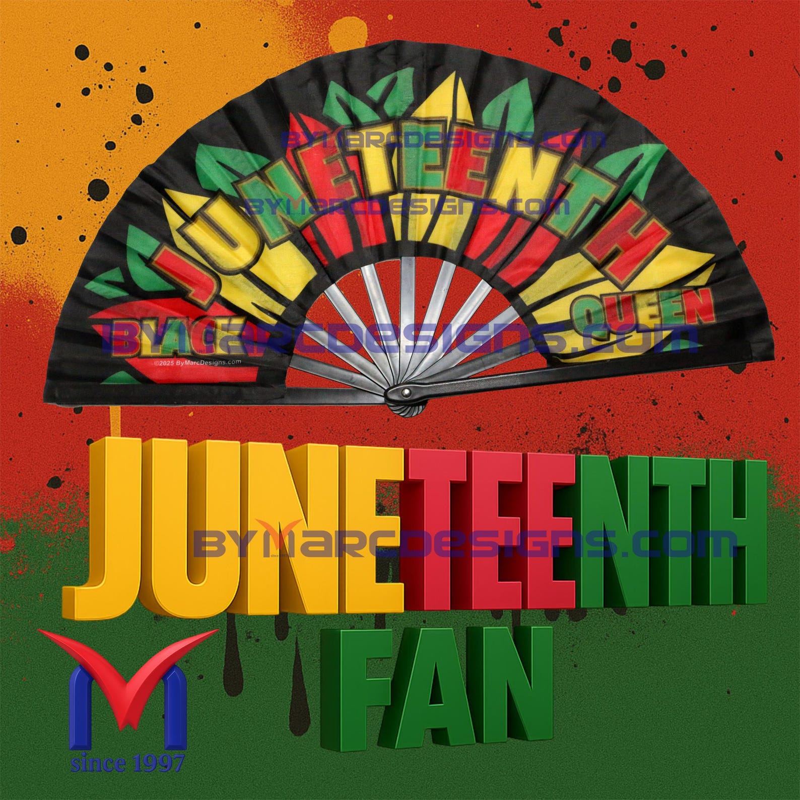 Clack Juneteenth Hand Fan – “black Queen” Edition | Loud Snap | Pride ...