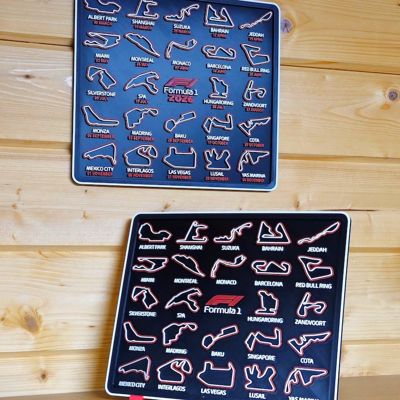 F1 Desk Calendar 2026 - Etsy UK