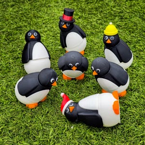 Posable Fidget Penguins | High Quality | 3D Printed | Christmas ...