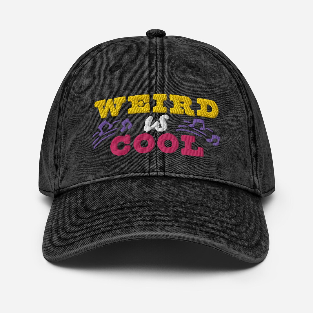 Weird is Cool Vintage Cotton Twill Cap - Etsy