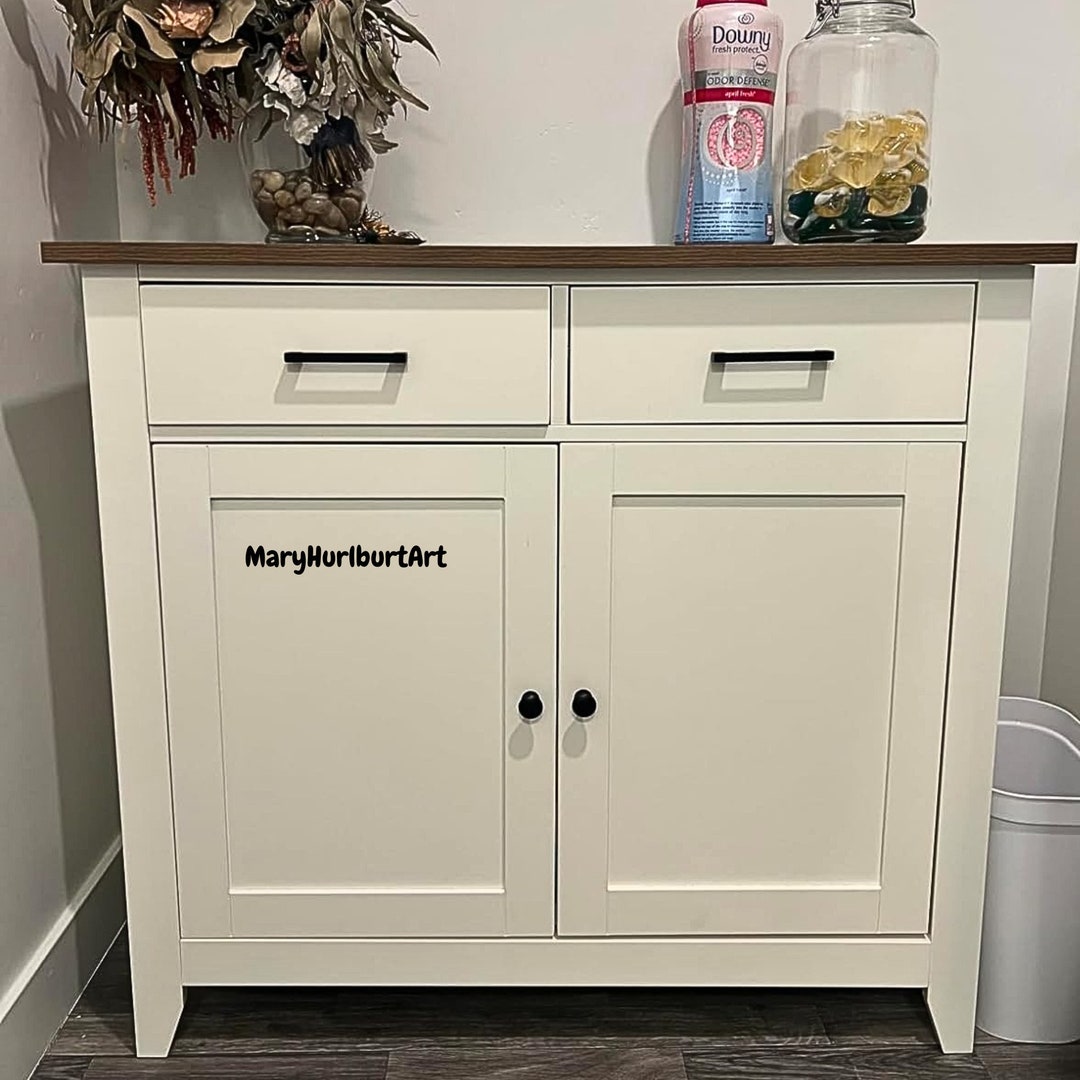 Entryway Console Cabinet, Floor Sideboard and Buffet Server Cabinet ...