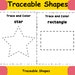 Traceable Shapes Activity Book for Preschoolers | Fine Motor Skills ...