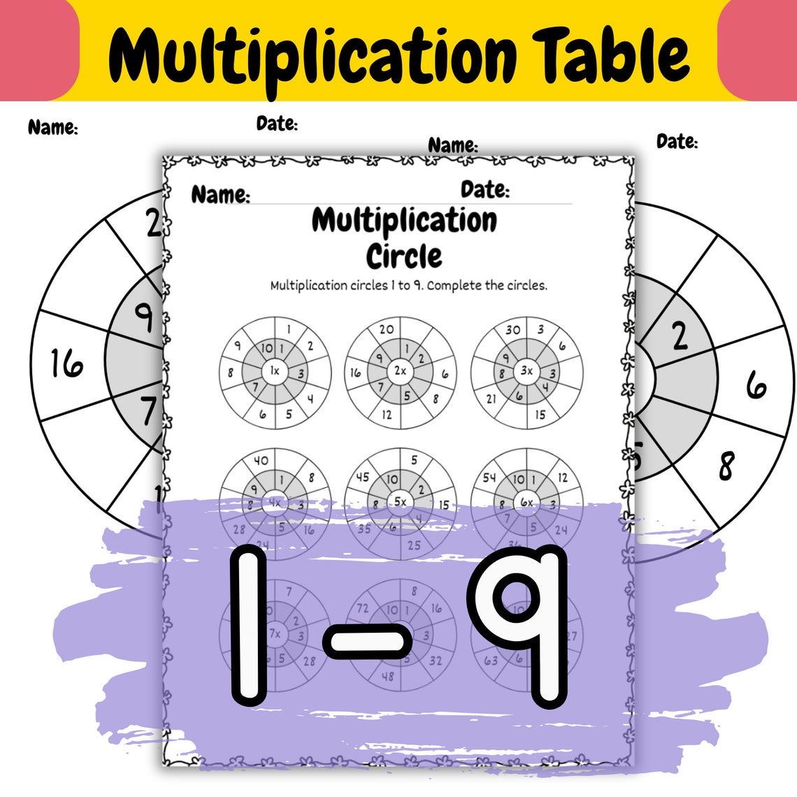 Multiplication Table Worksheet | Engaging Math Practice for Kids ...